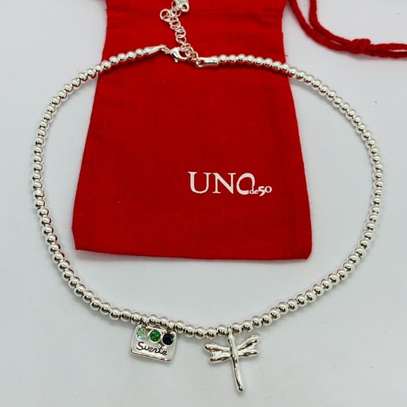 UNO de 50 | Jewelry | Uno De 5 Necklace Heal Me Dragonfly Necklace Luck ...